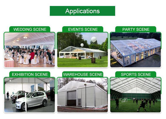 چادر عروسی کلیسای رویدادی 12*24 متری سیرک صنعتی سیرک
